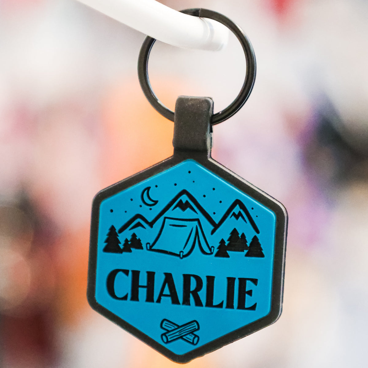 Happy Camper Silicone Dog ID Tag – Modern Companion