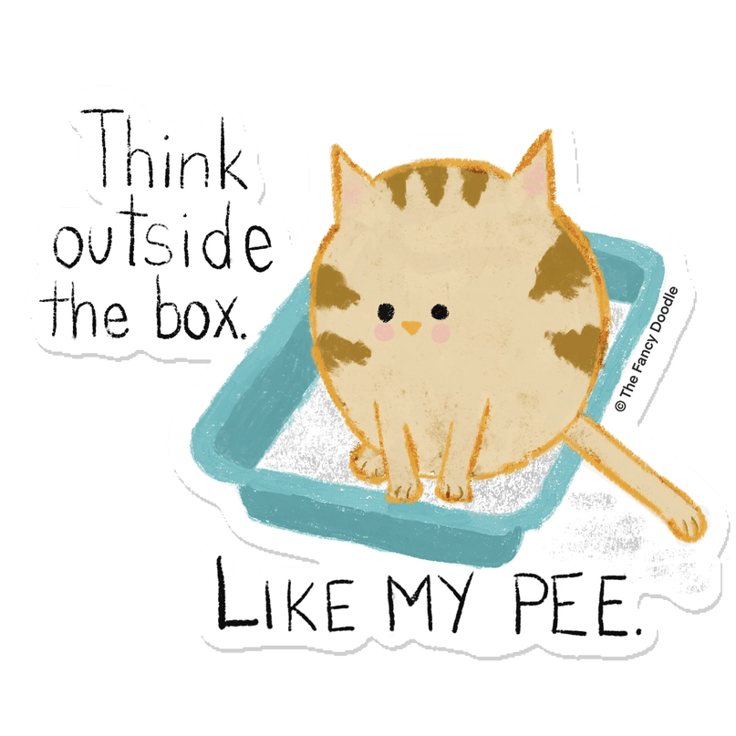 Litterbox Sticker – Modern Companion