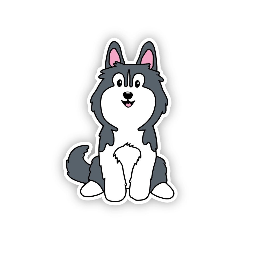 Husky Dog Sticker – Modern Companion